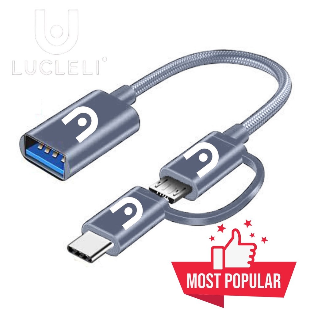 [LUCELL]OTG 30 USB 3.0 OTG Adapter 2in1 USB Micro & Type-C / Micro OTG ...