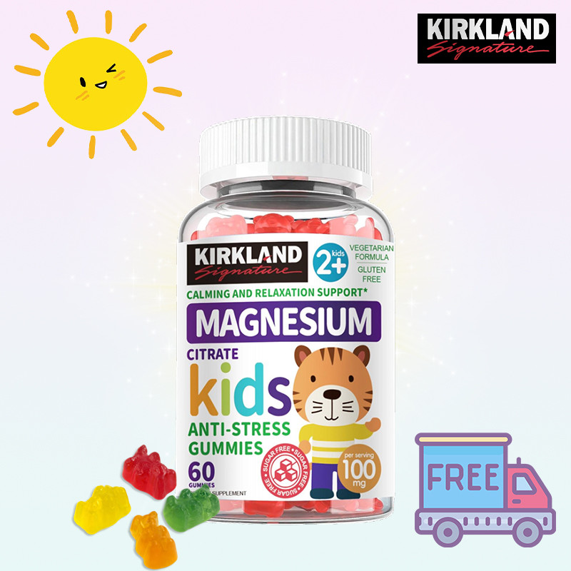 KIRK--LAND Magnesium Citrate Gummies - Magnesium Gummies For Kids ...
