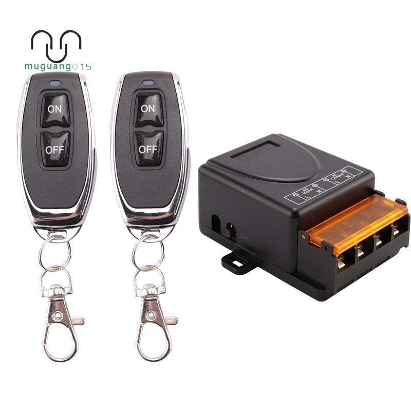 .433MHz 220V Water Pump Remote Control Switch 1Ch 30A Receiver Module ...