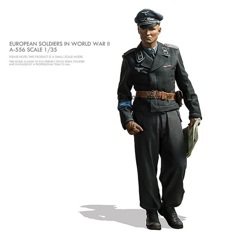 Hot-selling 1/35 World War II European Warfield Soldier-6 Resin Figure ...