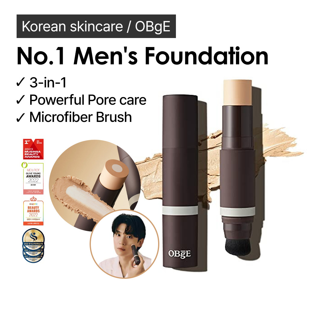 OBGE Natural Cover Foundation, Stick foundation, Semi-matte, Weightless ...