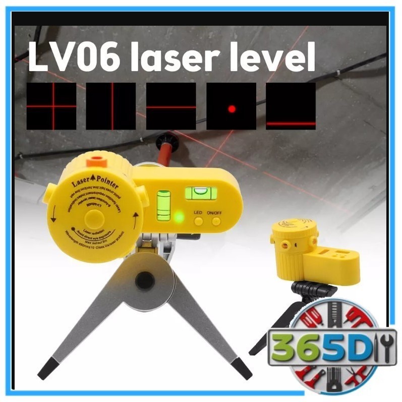 365DIY Laser Level Multifunction 4 In 1 Household Level Ruler Measuring ...