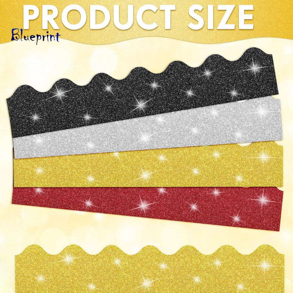 [Ready stock] Classroom Border Decorations Glitter Blackboard Borders ...