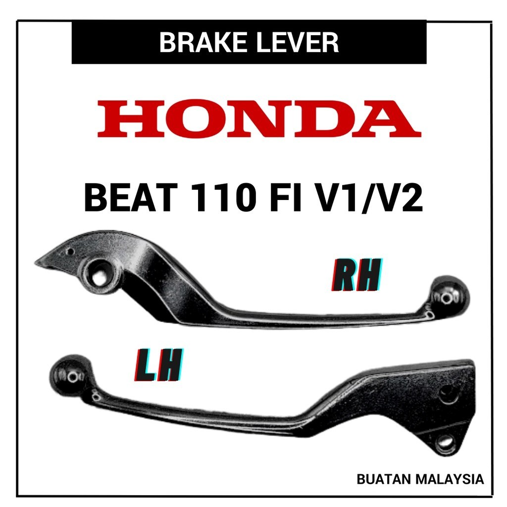 HONDA BRAKE LEVER - BEAT 110 FI V1 V2 V3 V4 V5 BEAT FI BREK TANGAN ...