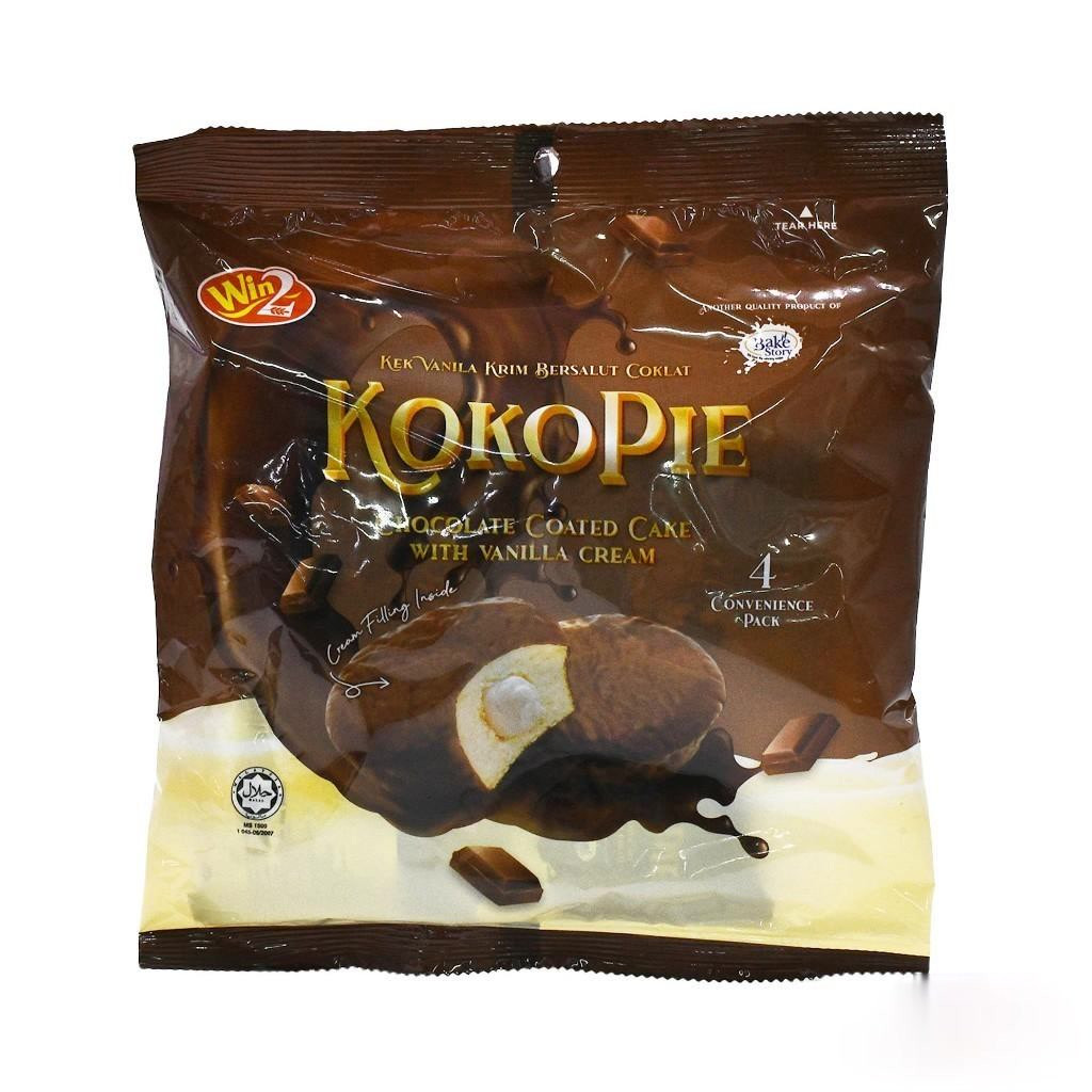 Win2 Bake Story Kokopie Chocolate Coated Cake With Vanilla Cream ...