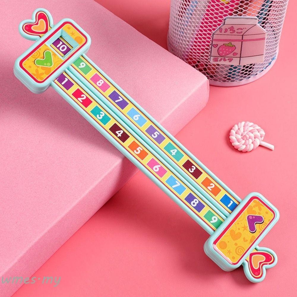 WMES1 Teaching Addition Ruler Toy, Sliding Ruler Arithmetic Teaching ...