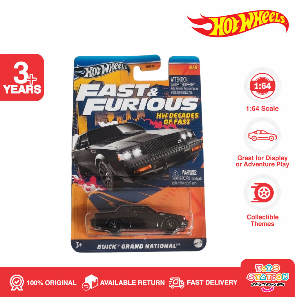 Hotwheels Fast & Forius Hw Decades Of Fast Buick Grand National ...