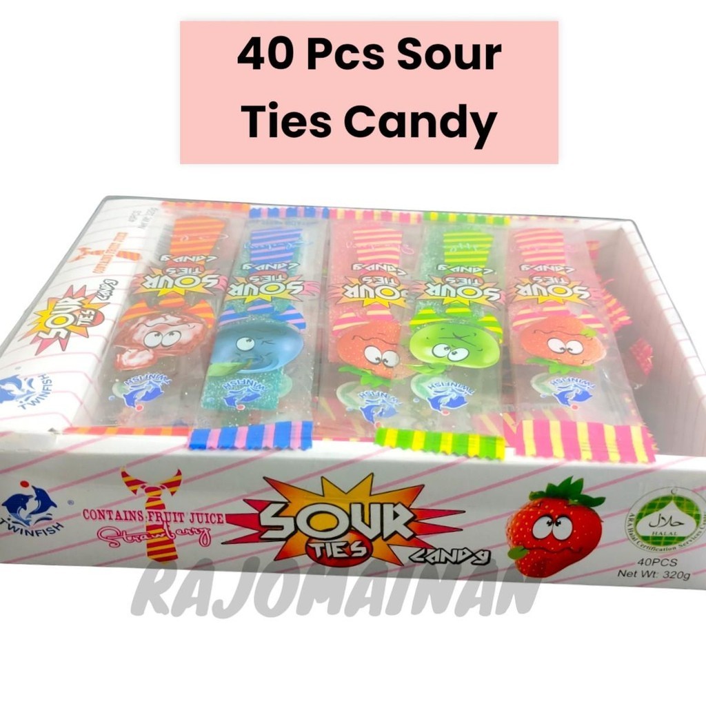 Sour Ties Candy 40 Pcs | Shopee Malaysia