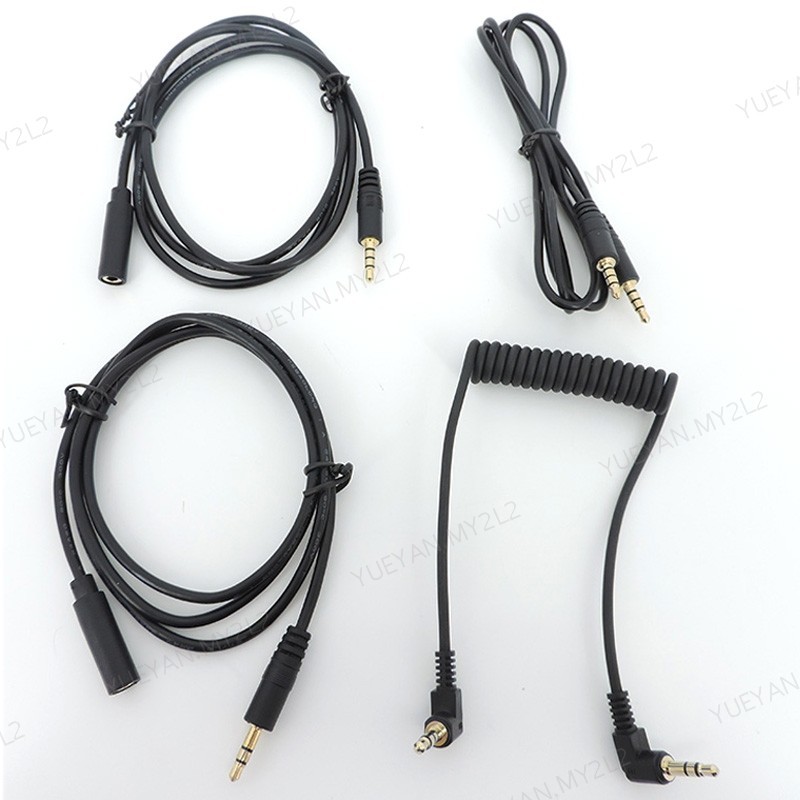 Male to Female 3.5mm AUX Jack Audio Extension Cable Cord 3 Pole 4 Pole ...