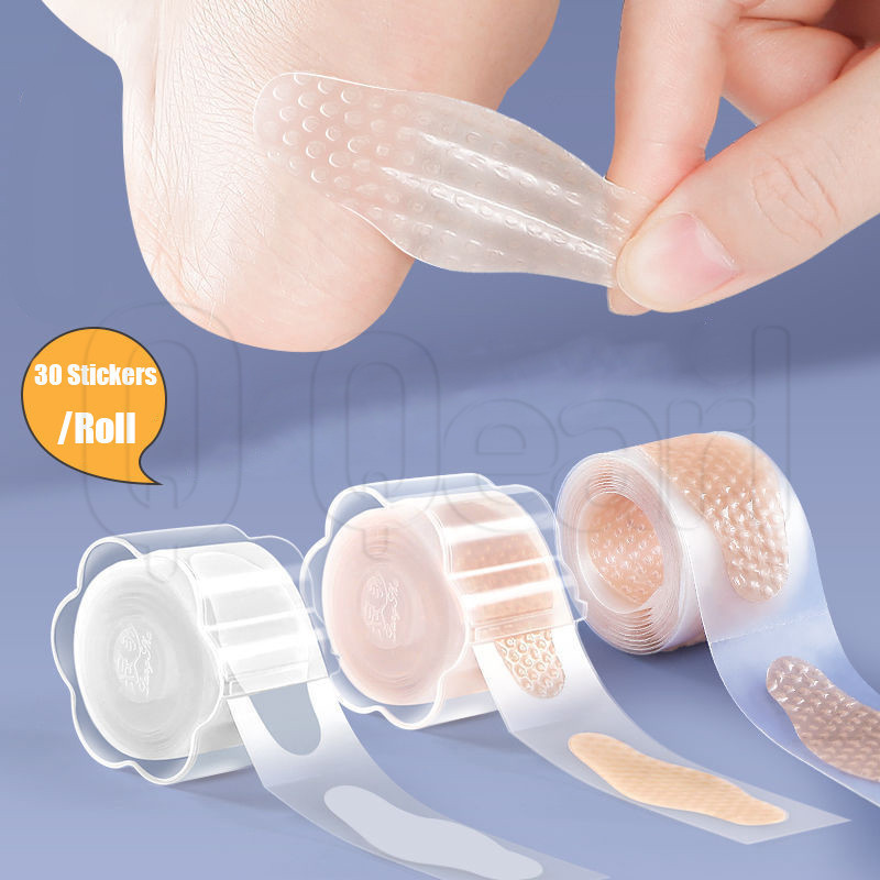1Roll Anti-wear Foot Patches - PE Heel Sticker - Gel Shoes Stickers ...