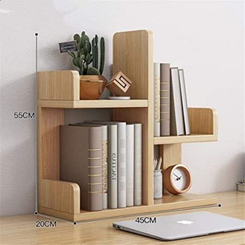 Desktop Bookshelf Rack Simple Modern Home Student Storage Small Book ...