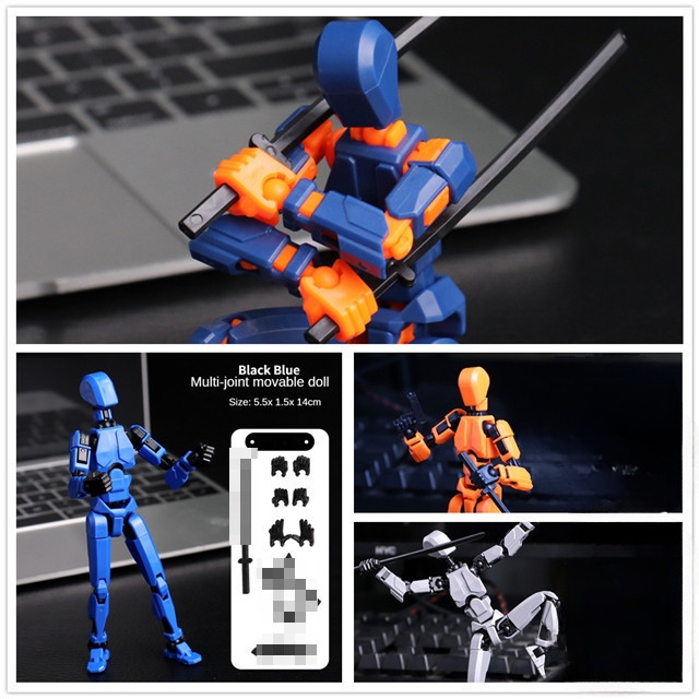 Lucky 13 Action Figure Cheap Dummy 13 Doll 3D Titans Figure Robot Dummy ...