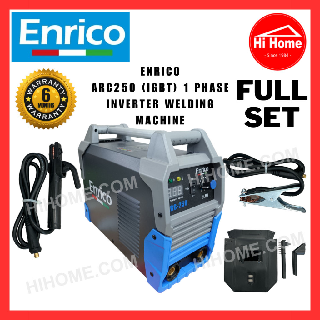 ENRICO ARC250 (IGBT) 1 PHASE INVERTER WELDING MACHINE (Electric Use ...