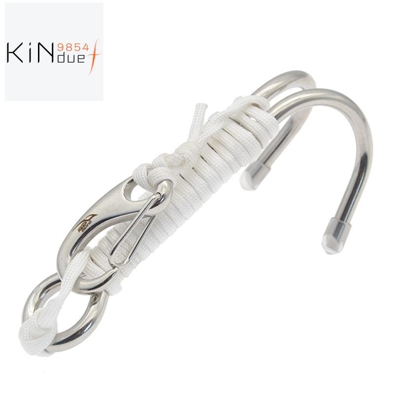 KEEP DIVING Scuba Diving Double Dual Stainless Steel Reef Drift Hook ...