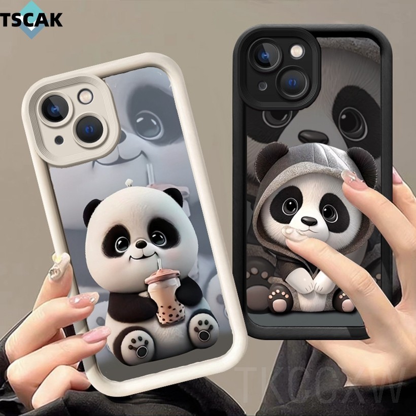 Cute Hoodie panda Pattern Couple Phone Case For Honor 90 70 50 20 Pro ...