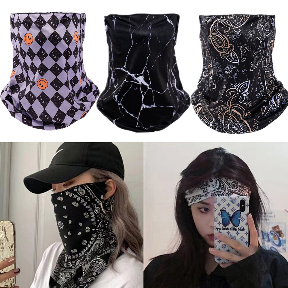 Motorcycle Mask UV Bandana Head Scarf Face Cover Motorcycle Bicycle ...
