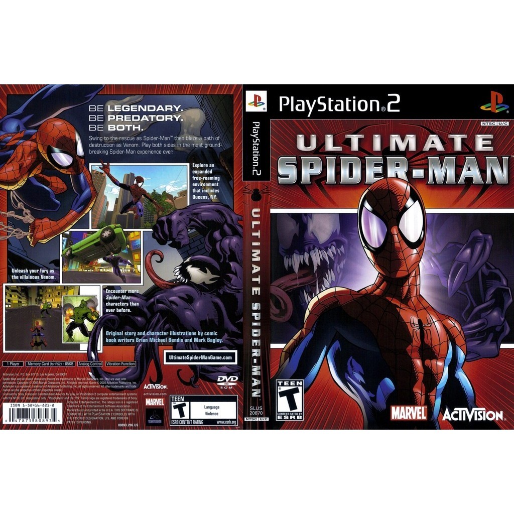（PS2 Games CD DVD）PS2 Ultimate Spiderman (DVD Game) | Shopee Malaysia