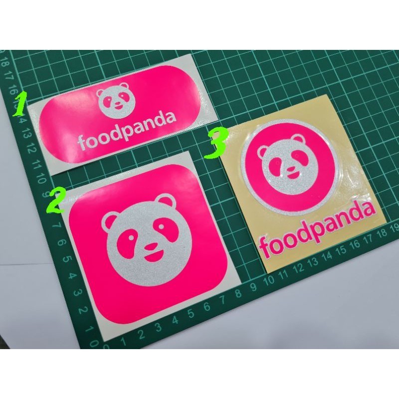 Sticker Motor Food Panda Pantul Reflect Sticker Motor | Shopee Malaysia