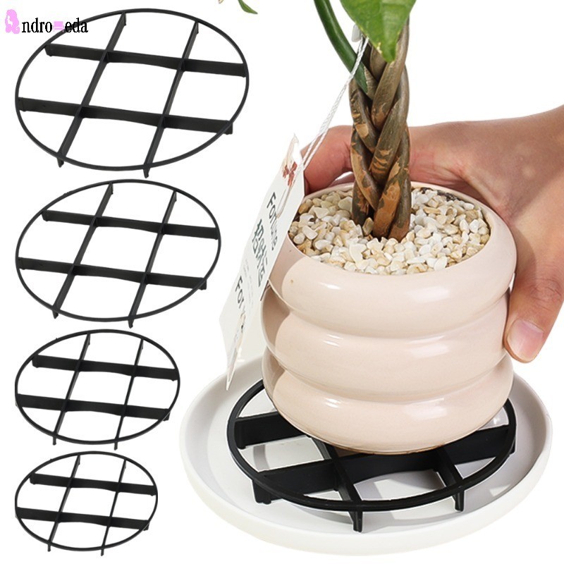 Four Sizes Pot Hole Screen Mat Round Flower Pot Plastic Anti-rot Root ...