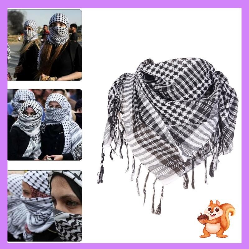 sa Checked Arab Keffiyeh Shemagh Scarf Arabian Dubai Neck Shawl Desert ...