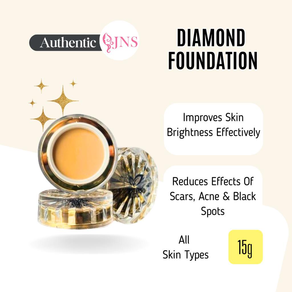 Dherbs Magic Gold Diamond Foundation SPF35 (15g) | Shopee Malaysia