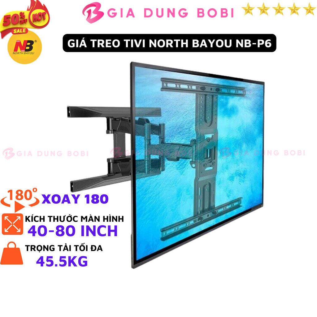 Sku181 - NB-P6 TV mount, North Bayou NB-P6 multi-function swivel TV ...