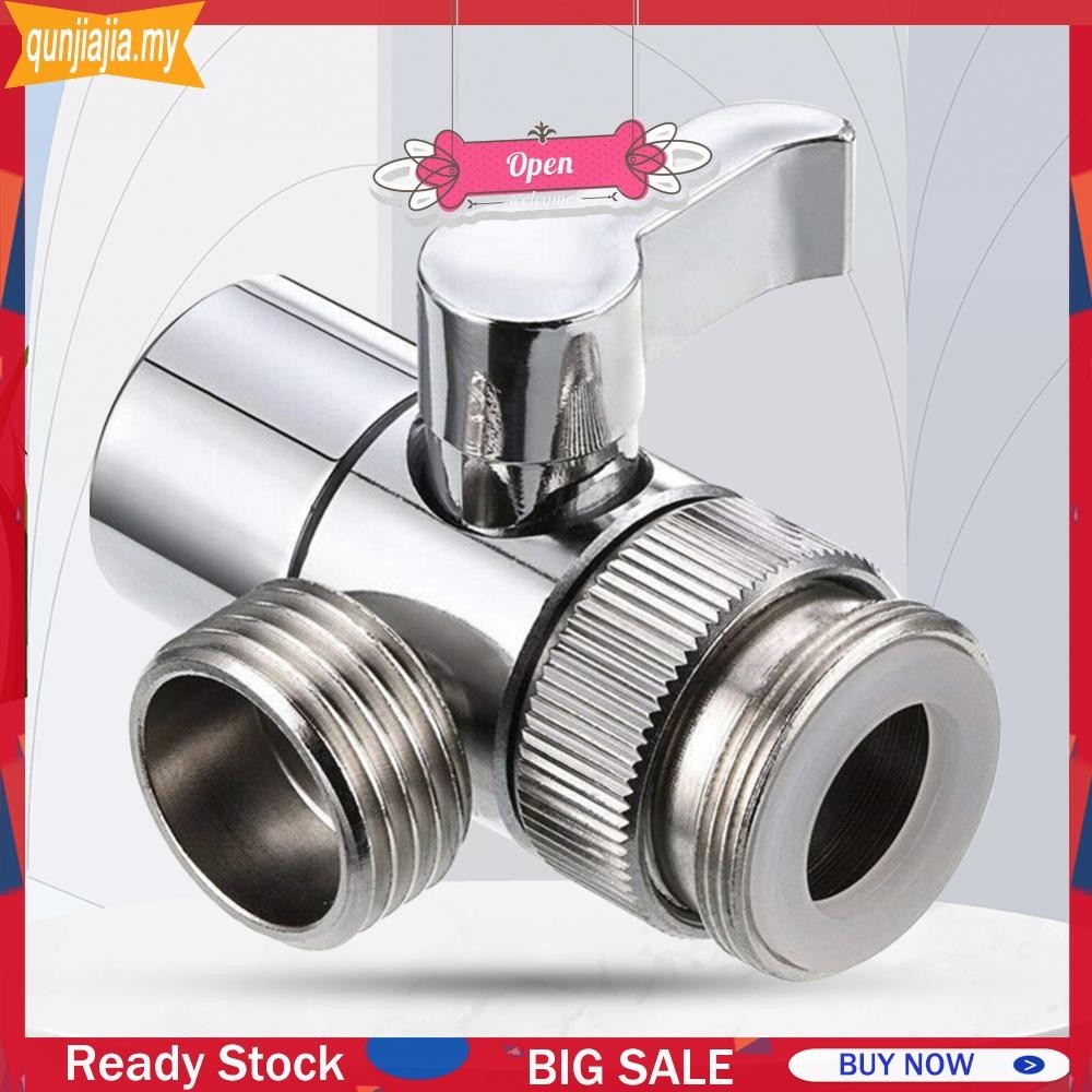 3 Way Sink Splitter Diverter Valve Copper Faucet Valve for Shower/Sink ...
