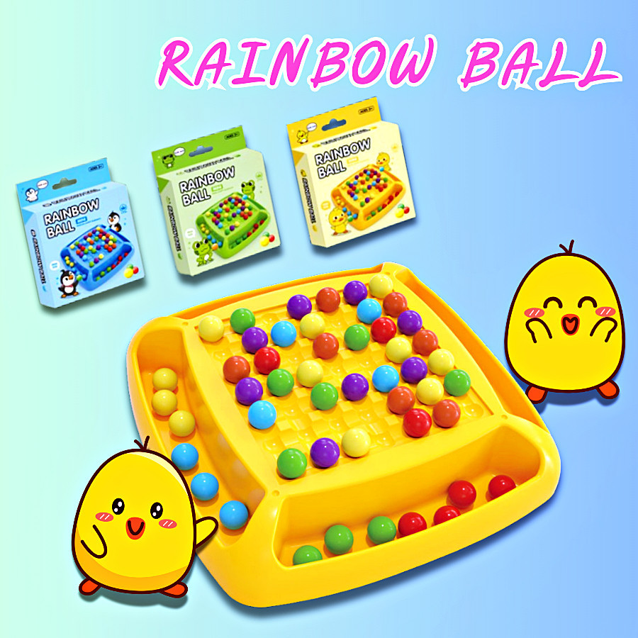 Marbles Color Sorting Game Ball Matching Bingo Board Developmental Toys ...