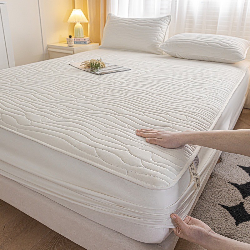 [new] [new] New Style Knitted Cotton Waterproof Bed Sheet Soy Quilted ...