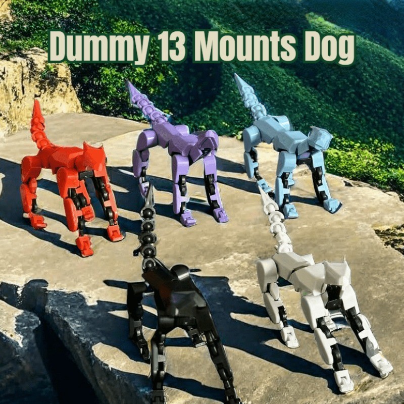 T13 Dummy Lucky 13 Action Figure Robot Dog Toys 3d Printed Toys Joint ...