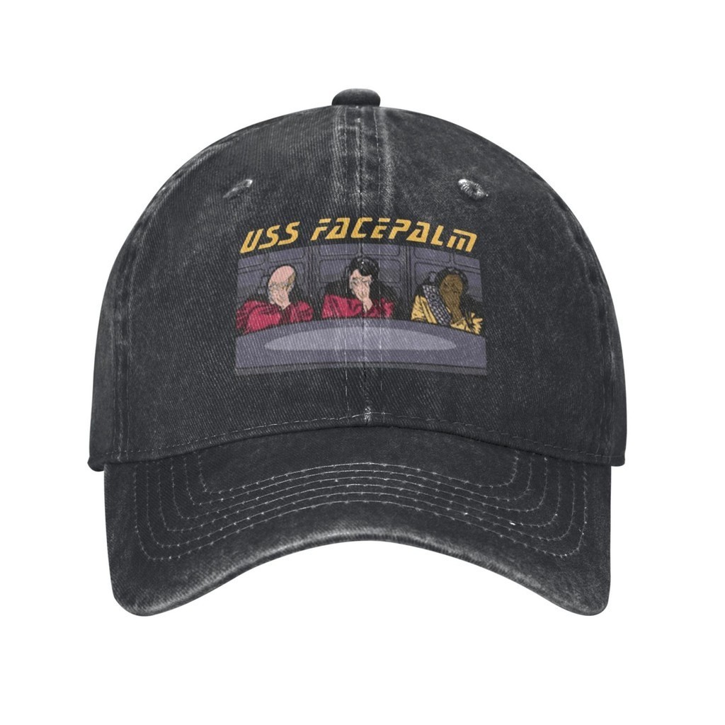 Cool Comfortable Hot Cowboy Hat Uss Facepalm Star Trek Picard Riker And ...