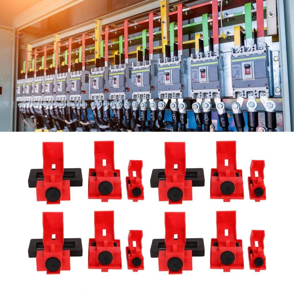 Alwaysonline 12X Single Pole Breaker Lock Out Device Clamp On Lockout ...