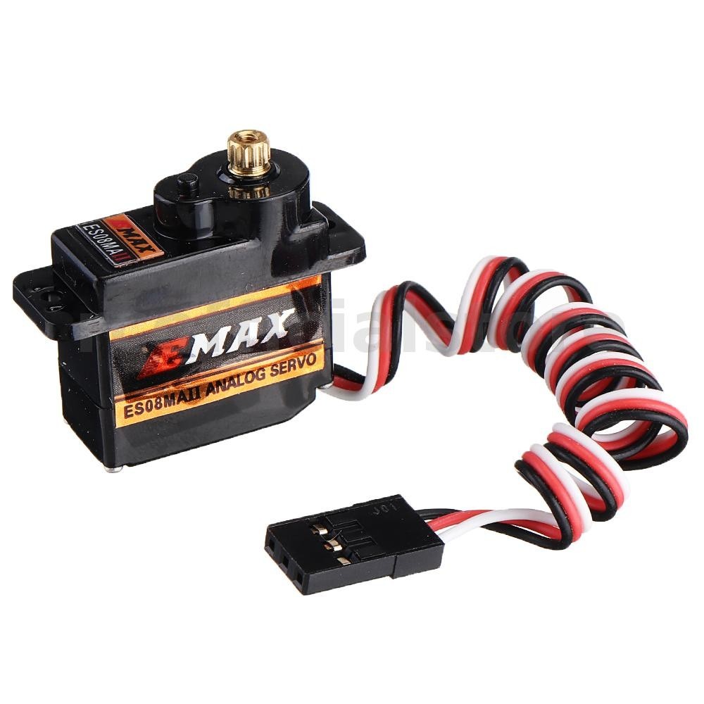 EMAX ES08MA II 12g Micro Metal Gear PWM Reverse Analog Servo For RC ...