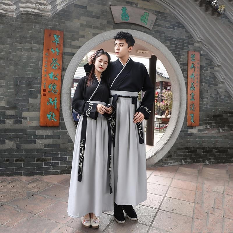 Chinese Style Han Tang Dream Blackened Style Hanfu Male Black Style ...