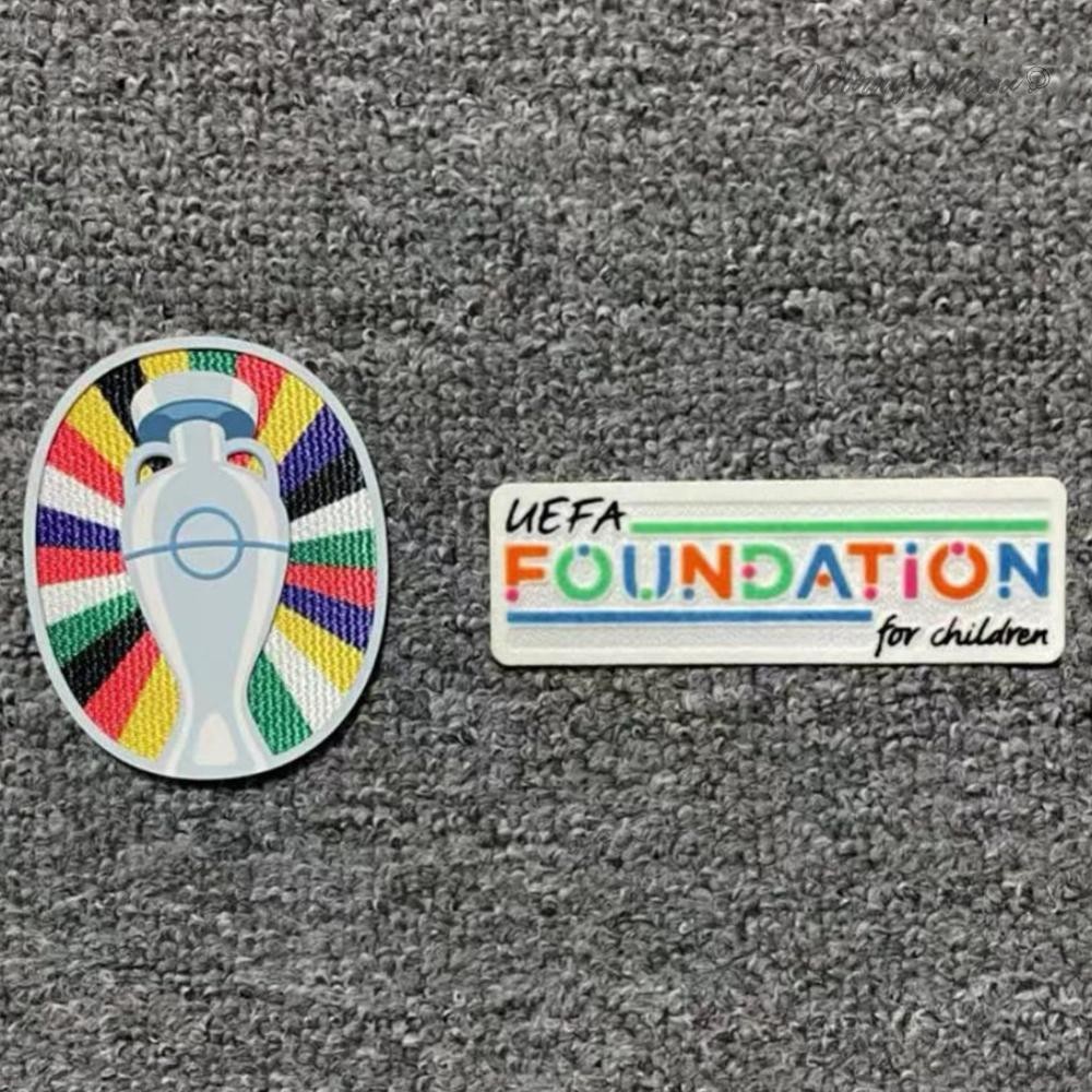2024 UEFA Euro 2024 Pokal + Foundation Patch Jersey-Armband-Band ...