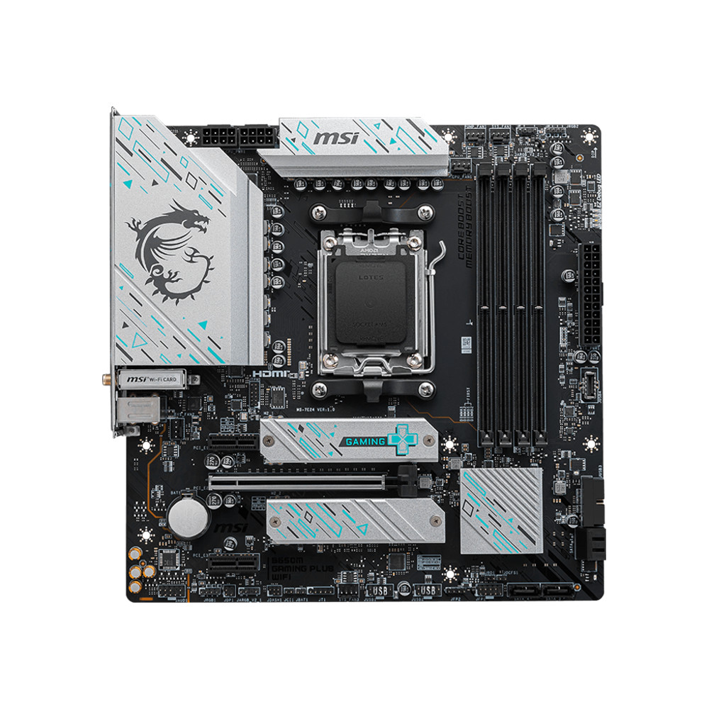 MSI B650M Gaming Plus WIFI DDR5 AM5 Micro-ATX Motherboard | Shopee Malaysia