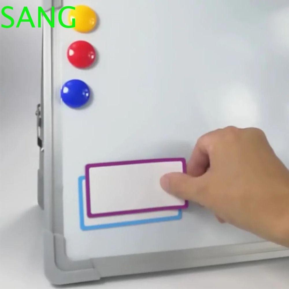 SANG 27pcs Erasable Tag Board, Durable Square Magnetic Label Whiteboard ...