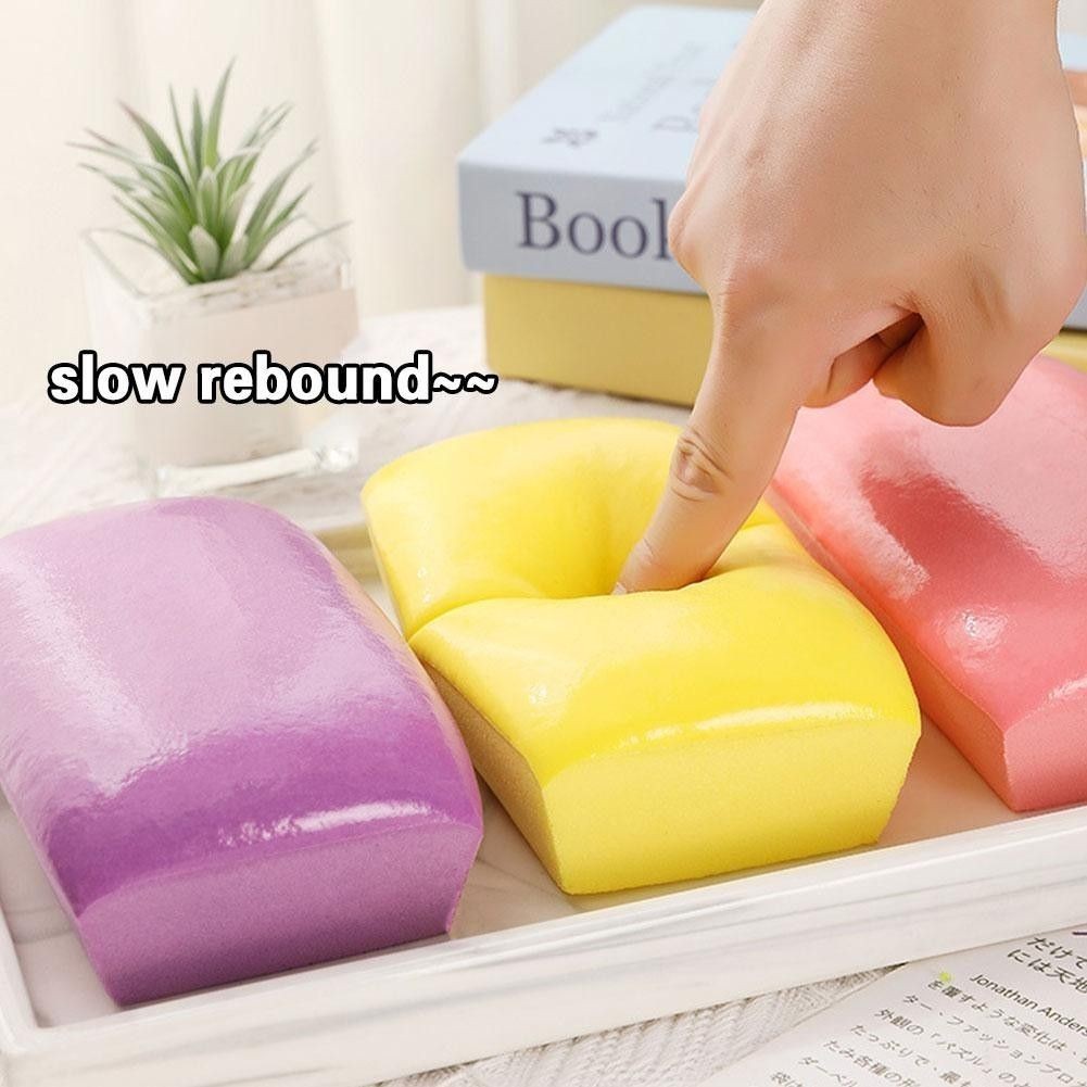 Soft Cake Squeezing Squishy Bread Toy PU Slow Rebound Toy Creative ...