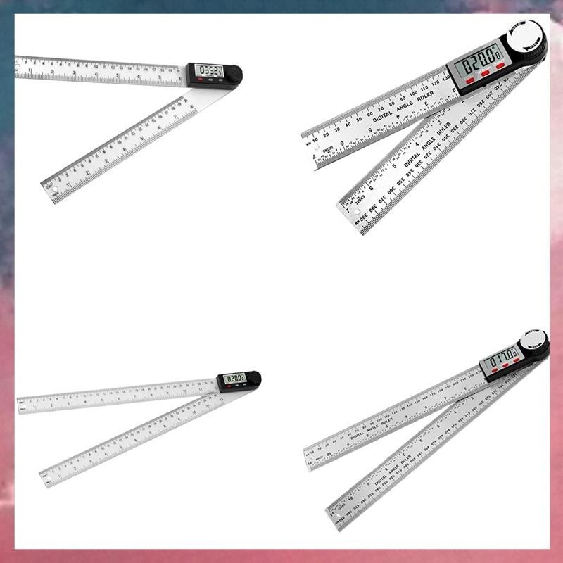 (E B M P)Digital Display Angle Ruler,2-In-1 Precision Ruler & Digital Angle Finder Protractor ...
