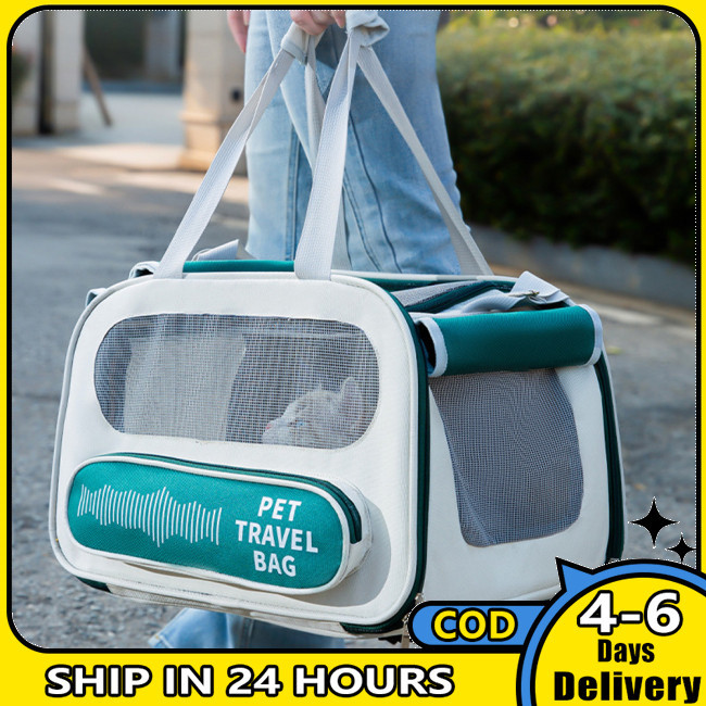 In Stock Portable Go Out Carrier Bag Breathable Large Capacity Shoulder ...