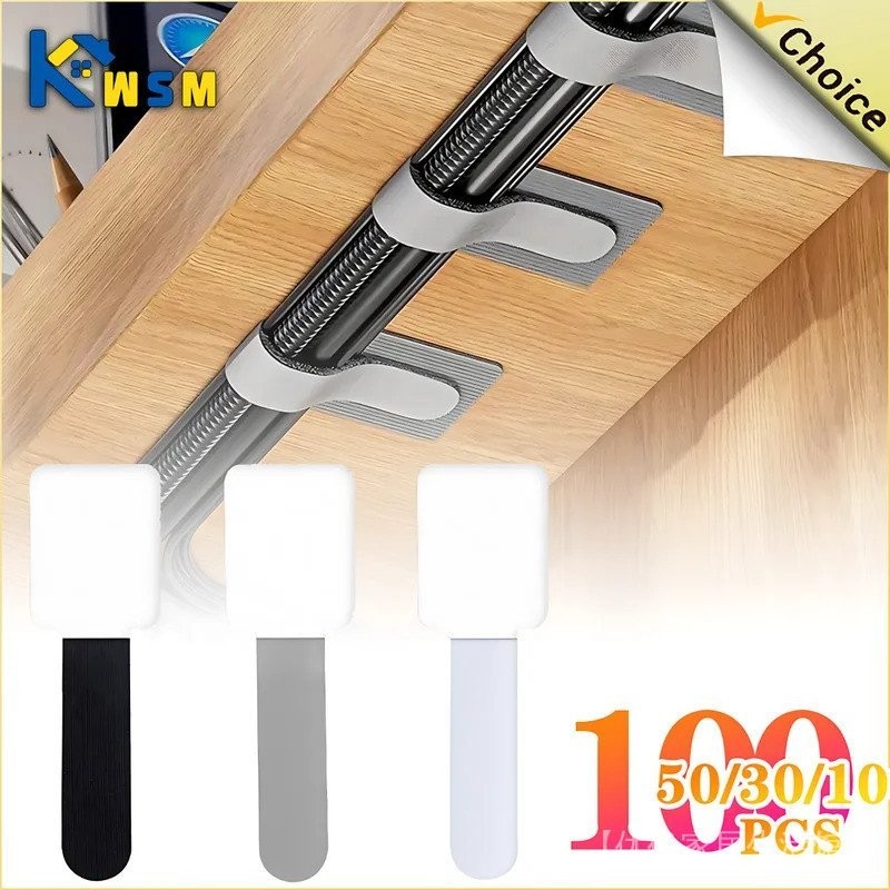 Reusable Cable Ties Fastening Wire Organizer Cord Rope Holder Self ...