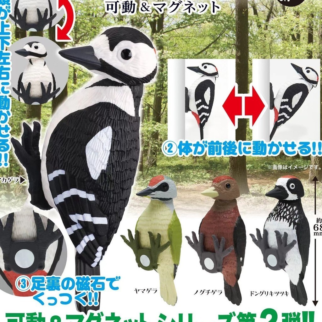 [BTF] Shrimp Shell Club Ready Stock Japan Kitan Capsule Toy Woodpecker ...