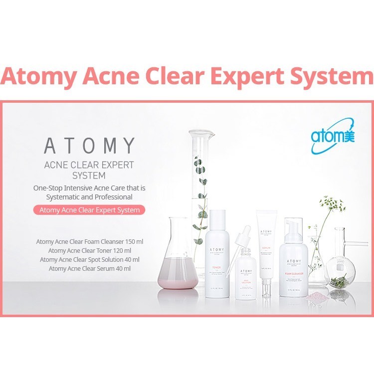 🔥READY STOCK🔥 Atomy Acne Clear Expert System Foam Cleanser / Toner ...