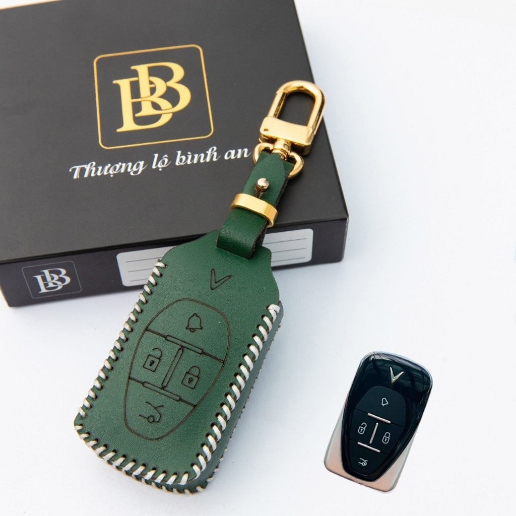 Genuine leather - Vinfast VF6, VF7, VF8, VF9 electric car key case, New ...