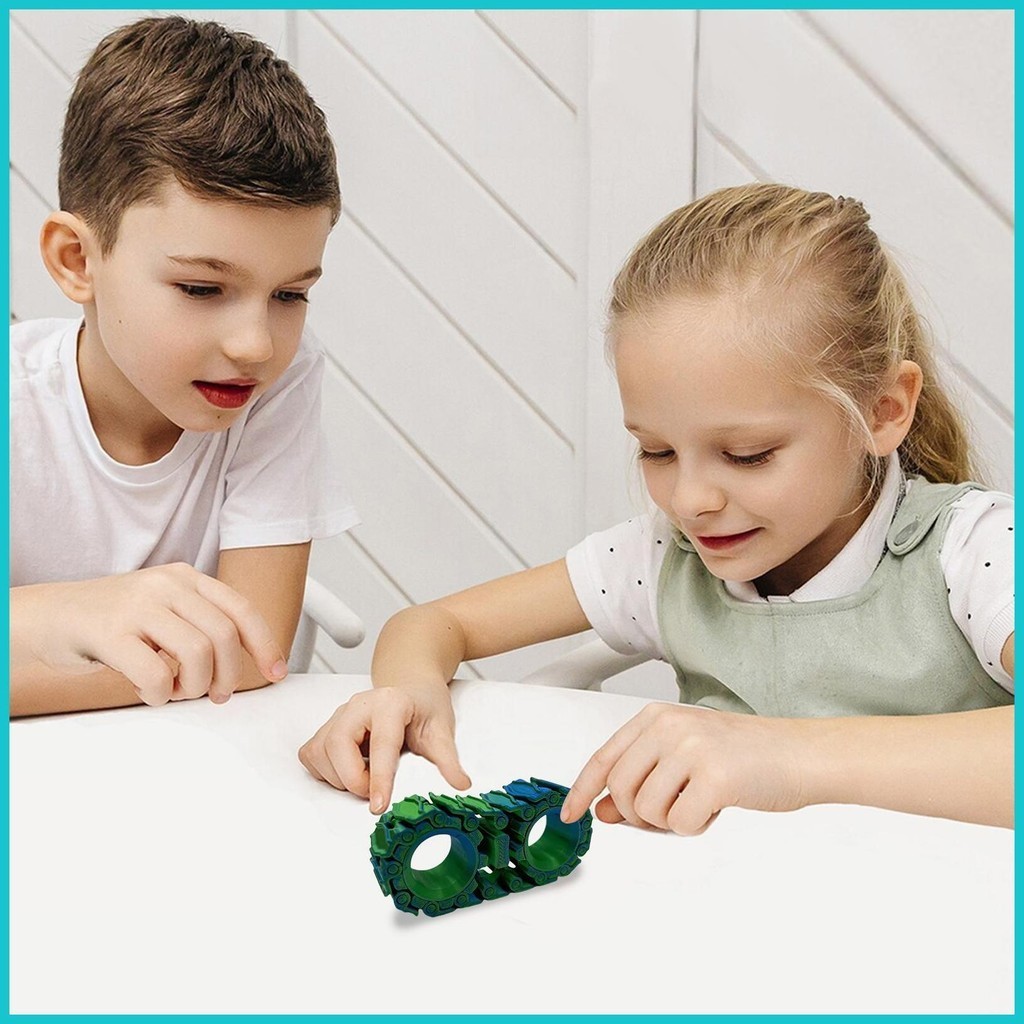 3D Printed Fidget Toys Finger Spin Toy Relaxing Hand-Held & Roller ...