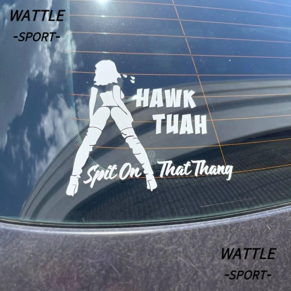WA-SPORT Spitting Water Car Stickers, Creative Parody Funny Car Decal ...