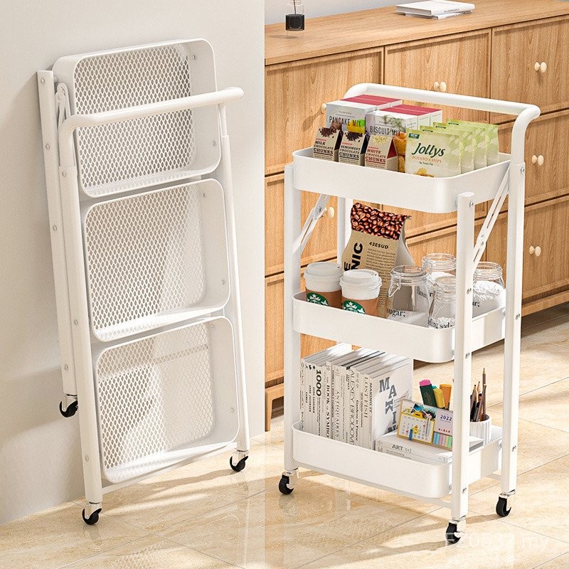 Floor Stroller Layered Storage Rack Storage Rack Snack Supplies Mobile ...