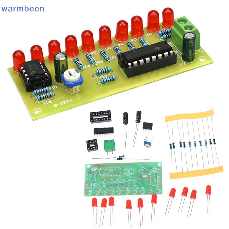 (warmbeen) LED chaser flowing water light ne555 module + cd4017 pcb board diy kit | Shopee Malaysia