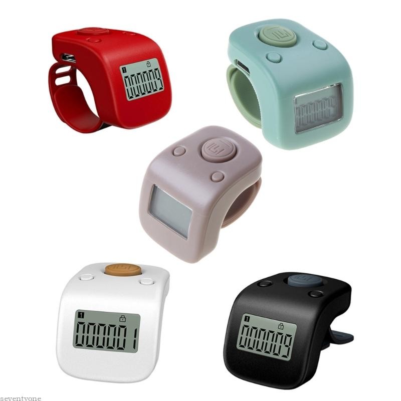 seve 6 Digit Beads Prayer Counter Clicker Mini Rechargeable Hand Tally ...
