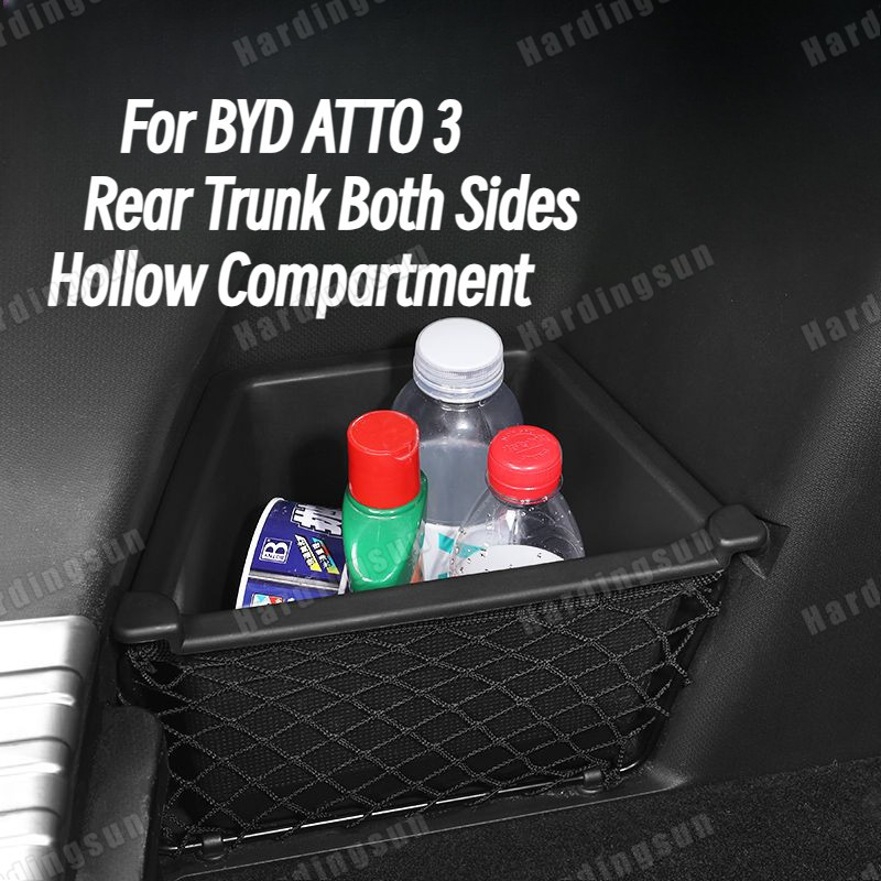 For BYD ATTO 3 Rear Trunk Both Sides Hollow Compartment Box | Shopee ...
